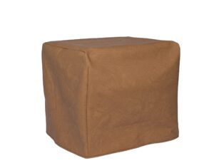 perfect dust cover, tan padded cover compatible with emeril lagasse power air fryer 360 model s∙afo-001 toaster oven standard size, double stitched and waterproof cover by the