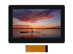 5inch dsi touch display for raspberry pi 4b/3b+/3a+/3b/2b/b+/a+, thin & light touch screen 800×480 resolution ips display, support 5-point capacitive touch