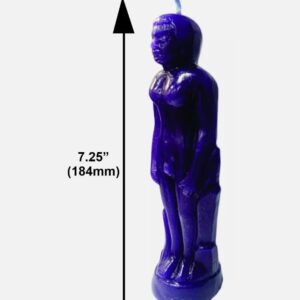 1 Piece Aura Figure Candle Blue Man Vela Figura Hombre Azul 7.50