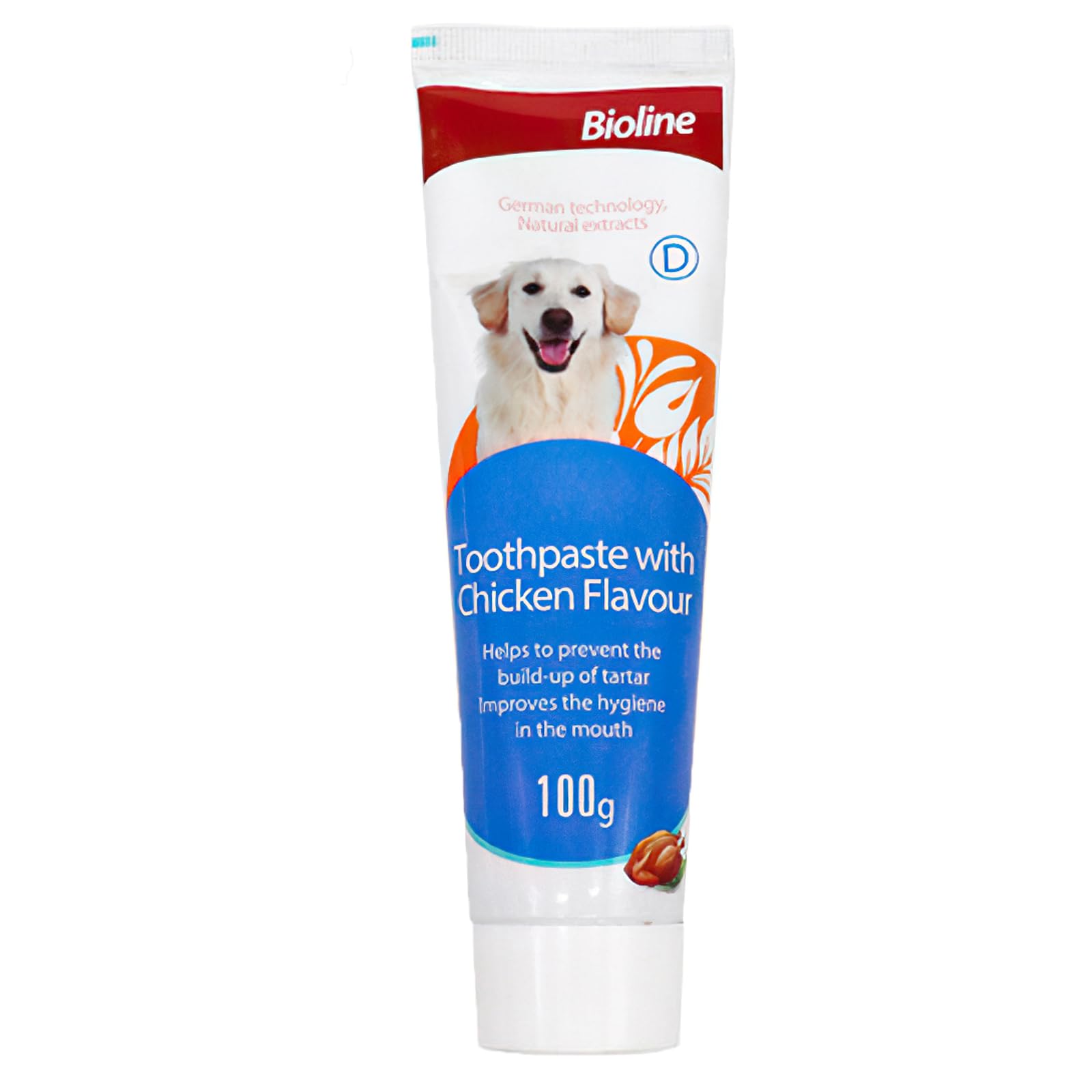 MIELIKKI Pets Dental Toothpaste, Toothpaste for Cats & Dogs, Cleans Teeth, Fights Bad Breath, Promotes Strong Teeth, 100g, Chicken Flavor