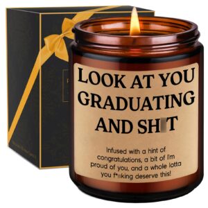 gspy graduation candle, 2024 graduation gifts for her, him - college graduation gifts, nursing graduation gifts - funny high school, masters degree, phd, nurse graduation gifts for women, men