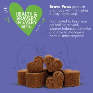 Calming Chews for Dogs Anxiety | Puppy & Dog Anxiety Relief Treats with Natural Souroubea | Calm Aid During Stress, Thunder, Storm, Separation, Car Travel, Motion, and Fireworks | Beef Flavor