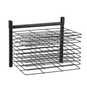 officeroo art drying rack 9 shelves extension black - compatible only with base model b0cyq6ghb2