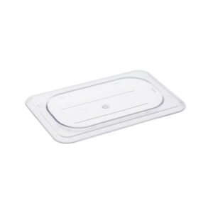 cac china pcsd-nc plastic food pan cover, solid 1/9 size