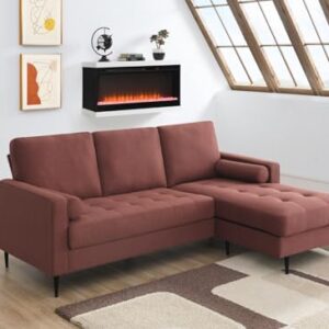 Gold Sparrow Lexington Sectional, Cinnamon