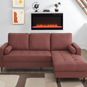 Gold Sparrow Lexington Sectional, Cinnamon