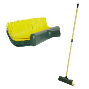 artificial grass turf broom - astroturf rake/brush. also great carpet rake & groomer (curved bristle)