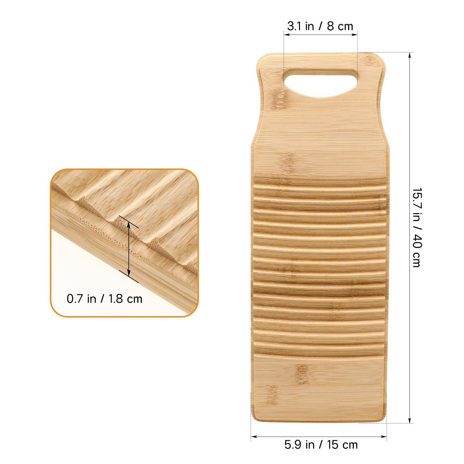 Hand Laundry Washboard for Clothes: Wood Clothes Washboards Laundry Board Household Hand Washing Board Portable Hand Washing Clothes Tool for Home School Dormitory