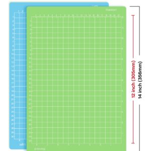 Gwybkq Cutting Mat for Cricut Joy Xtra 12x8.5in 6 Pack Variety Adhesive (Standard & Light Grip) Reusable Craft Cutting Mats Sticky Accessories Replacement for Cricut Maker & Explore