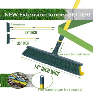 Artificial Grass Turf Broom - Astroturf Rake/Brush. Also Great Carpet Rake & Groomer (Curved Bristle)