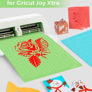 Gwybkq Cutting Mat for Cricut Joy Xtra 12x8.5in 6 Pack Variety Adhesive (Standard & Light Grip) Reusable Craft Cutting Mats Sticky Accessories Replacement for Cricut Maker & Explore