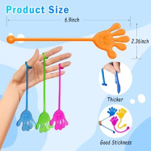 Sticky Hands Bulk 24PCS Party Favors for Kids 4-8 8-12 Stretchy Sticky Hand Fidget Toys for Kids Goodie Bag Stuffers Treasure Box Toys for Classroom Prizes Birthday Party Supplies