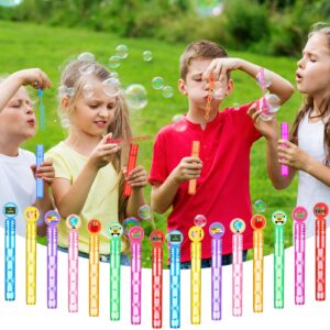 WinnerWhy 48 Pcs Back to School Bubbles Party Favors 4.3" Mini Bubble Wands Bulk Birthday Supplies First Day of School Bubble Toys Student Classroom Stationery Prize Gift Goodie Bag Stuffer