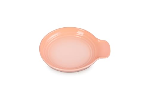 Le Creuset Stoneware Signature Round Spoon Rest, 6in., Peche