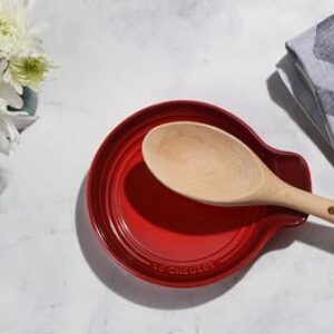 Le Creuset Stoneware Signature Round Spoon Rest, 6in., Peche