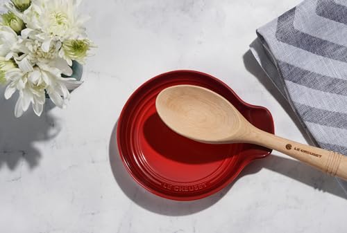 Le Creuset Stoneware Signature Round Spoon Rest, 6in., Peche