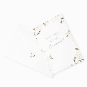 Bridal Party Proposal Cards with Envelopes, 8 Will You Be My Bridesmaid card sets, 2 Will You Be My Maid of Honor card, 2 Will You Be My Matron of Honor, 2 Will You Be My Flower Girl proposal cards