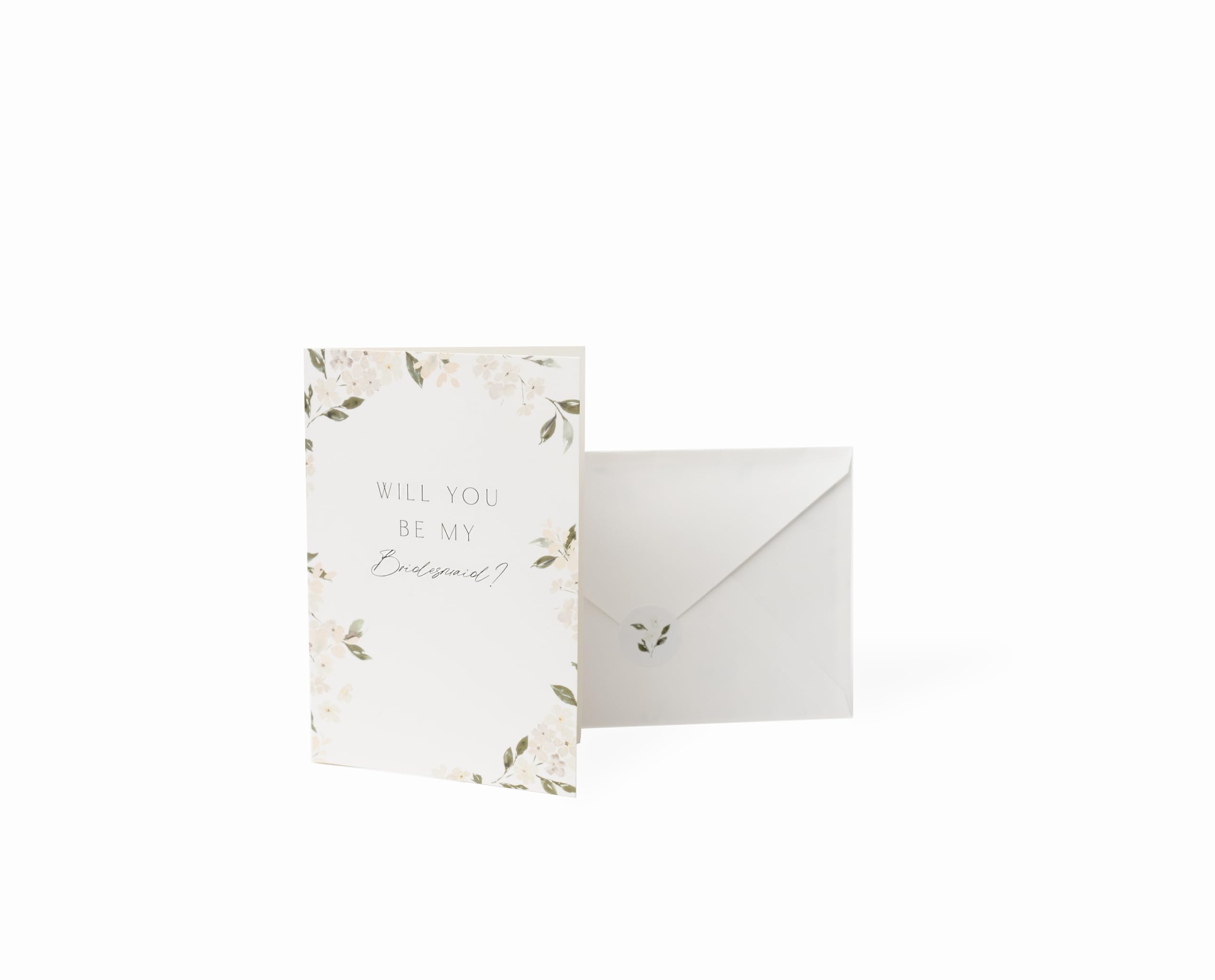 Bridal Party Proposal Cards with Envelopes, 8 Will You Be My Bridesmaid card sets, 2 Will You Be My Maid of Honor card, 2 Will You Be My Matron of Honor, 2 Will You Be My Flower Girl proposal cards