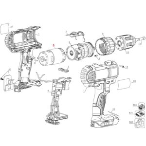 N279939 Drill Motor for DeWALT DCD771C2 DCD771 DCD776 CMCD701C2 DCD771KS Tool Cordless Drill Screw Diver