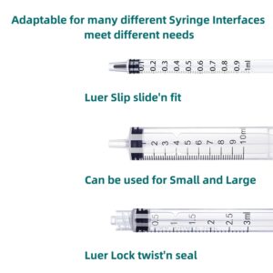 100 Pack 1Inch 23Ga Glue Dispenser Head For Liquid Measuring and Refilling, Inks, Plants, Industrial, Lab Supplies (1Inch-23Ga)