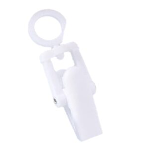 10 Pieces Hanging Laundry Hooks Clip Plastic Swivel Hanging Towel Clips Strong Clips with Hanger Hook for Curtain Hanging Towel Clips Curtain Hangers