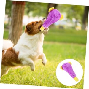 Kisangel Plush Chew Toys for Dogs Dog Chewing Toys Dog Dental Chew Toys Outdoor Dog Toys Crinkle Dogs Toy Cartoon Squeaky Toy Dog Teeth Cleaning Toy Pet Toys Pet Dog Cloth Indestructible