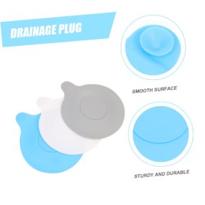 Veemoon 6pcs Anti-leakage Silicone Pad Bath Drain Cover Silicone Tub Stopper Kitchen Sink Strainer Universal Drain Stopper Bath Drain Stopper Pvc Panel Sink Plug Bathtub Plug