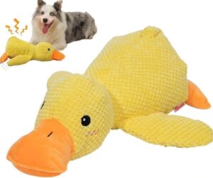 generic the mellow dog calming duck toy - zentric quack-quack duck toy for anxious dogs