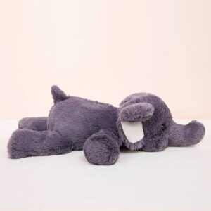 Ololele Elephant Stuffed Animal 15.5" Gray Elephant Plush,Soft and Cute Plushy for Kids