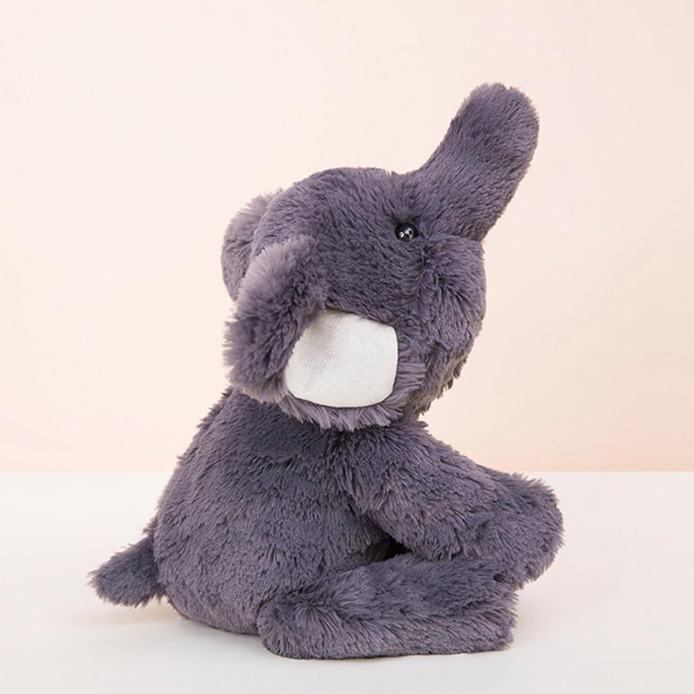 Ololele Elephant Stuffed Animal 15.5" Gray Elephant Plush,Soft and Cute Plushy for Kids