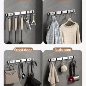 THTAJ 2 Pack Jacket Hanger Wall Mount, Closet Hooks Wall Mount，Wall Hooks for Hanging,Jacket Hooks Wall Mount，Clothing Hooks Wall Mount，Hanging Coat Rack ，Coat Hooks for Wall， Coat Rack Wall Mount