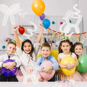 260 Balloons Clear Balloons 100 Pcs Long Balloons For Tying Balloon Arch Long Balloons Party Decorations Balloon Animal Balloons Clear 260 Balloons Twisting Balloons For Animal Balloons Graduation