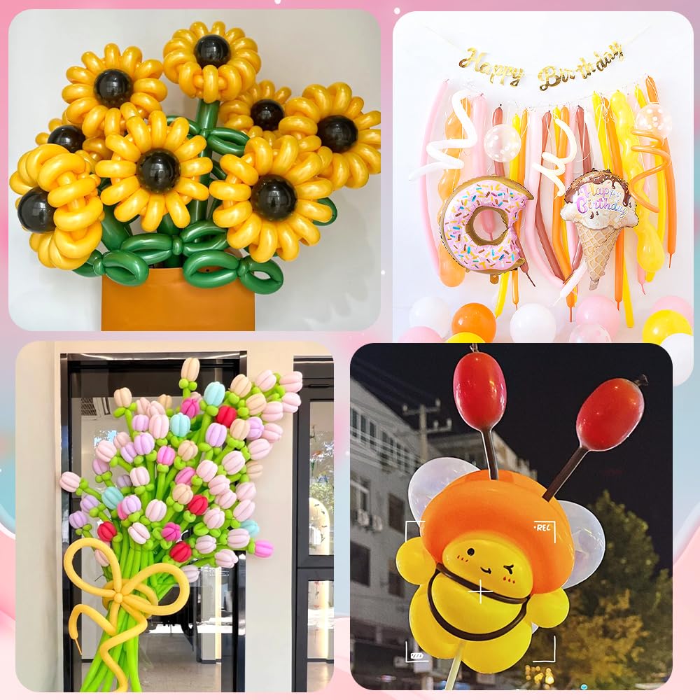 260 Balloons Clear Balloons 100 Pcs Long Balloons For Tying Balloon Arch Long Balloons Party Decorations Balloon Animal Balloons Clear 260 Balloons Twisting Balloons For Animal Balloons Graduation