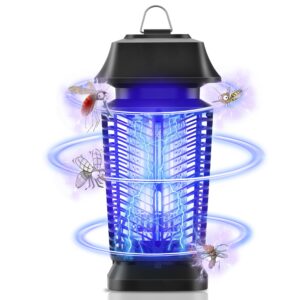 mosqueda bug zapper outdoor electric bug zapper for indoor outdoor fly zapper traps mosquito killer for home, backyard, patio, 90-130v, bug zapper indoor