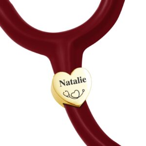 yopicks stethoscope name tag personalized - stethoscope charms for littmann various styles engraved name nurses week gift for nurses,doctors,rn,np, and graduation gift for medical students