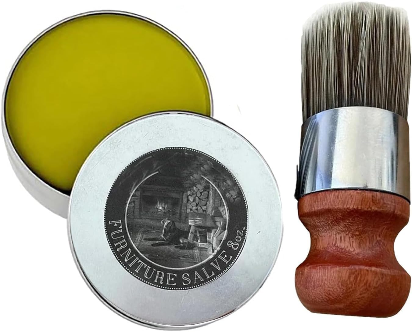 MuLich Wise Owl Furniture Salve, Upgrade Wise Owl Furniture Salve for Leather, Leather Furniture Salve And Brush, Furniture Salve for Leather Wise Owl, Furniture Salve for Wood (1PC)