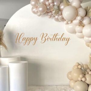 zaibianhao happy birthday decal for balloon arch,balloon arch backdrop decorations,happy birthday party decorations, happy birthday decal sign for arch ideas (hb decal)