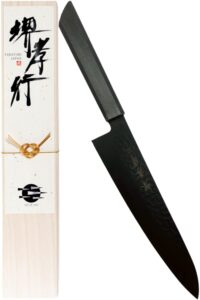 sakai takayuki 【the knife brand favored by japanese chefs】 rokoku chef knife gyuto japanese knife 8 inch (mpn rg210)