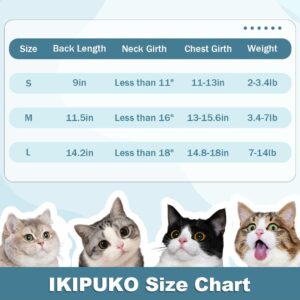 Cat Recovery Suit for Skin Diseases Breathable Cat Onesie After Surgery Recovery Suit for Cats E-Collar Alternative for Cats and Dogs Anti Licking Pajama Suit (Pink L)