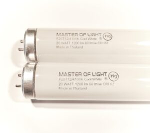 f20t12/cw (2 pack) 24 inch 20 watt t12 fluorescent tube light bulb 20w cool white 4100k - f20t12 replaces f20t12/sp41/eco, f20t12/cw/eco, f20t12/cw/alto (2)