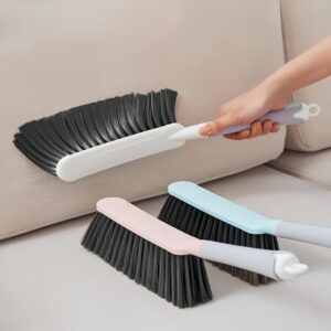 3 pack 15" hand broom brush,soft bristle bed cleaning brush, sofa counter brush, crumb debris sweeping brush,dusting brush,comfort for car bed couch desk sofa,small particles hair remover (a)