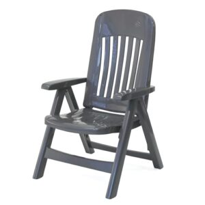 kettler comtesse polymer resin multi position chair - grey