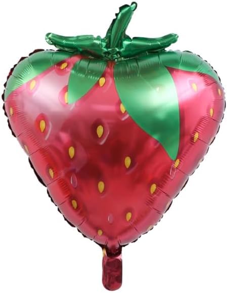 Strawberry Balloon Garland Arch Kit-18inch Size Strawberry with Daisy Foil Balloons for Sweet Girl Berry First Themed Birthday Party Supplies(Strawberry and Daisy)