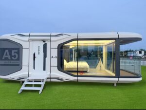 generic luxury container house prefeb capsule hotle 20ft 40ft luxury resort, white gray