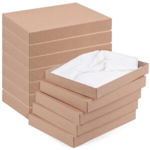 starrky gift boxes with lids, shirt boxes for presents,brown gift box for,birthdays, graduations,weddings,bridal showers(12pcs,11.8 x 9.5 x 1.6 inches)