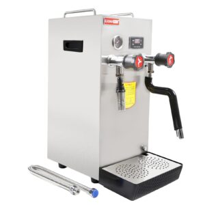 8l /2.1 gal commercial milk frother multi-purpose automatic steam milk foam machine 2500w for coffee shop, bar, milk tea shop