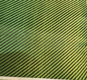 generic twill weave kevlar aramid 1500d 3k carbon fiber cloth fabric 1m*1m (green+black)