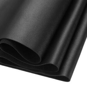 dmiotech 1 pack 8 inch x 53 inch faux leather sheet furniture cover fabric skin black pu leather roll for handmade diy craft projects