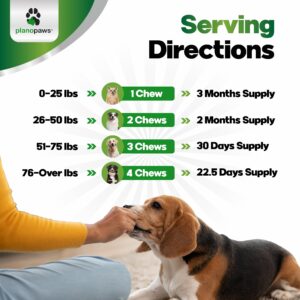 Probiotics for Dogs All Ages - Dog Probiotics for Digestive Health - Digestive Enzymes for Gut Flora, Diarrhea & Bowel Support - Gut Health Support Prebiotics for Dogs - 90 Probiotic Chews for Dogs