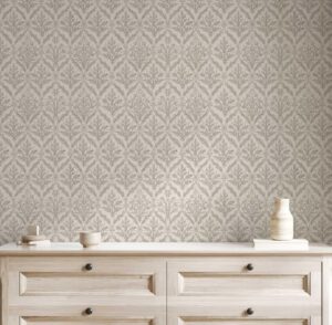 yxtii vintage peel and stick wallpaper beige wallpaper for bedroom vintage floral wallpaper boho french wallpaper antique wallpaper contact paper for cabinets walls 118.1" x 17.3"